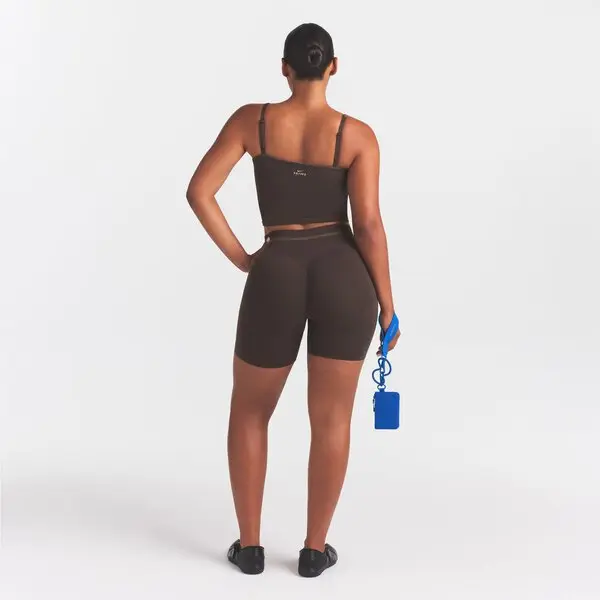 SKIMS Ribbed Seamless Biker Short