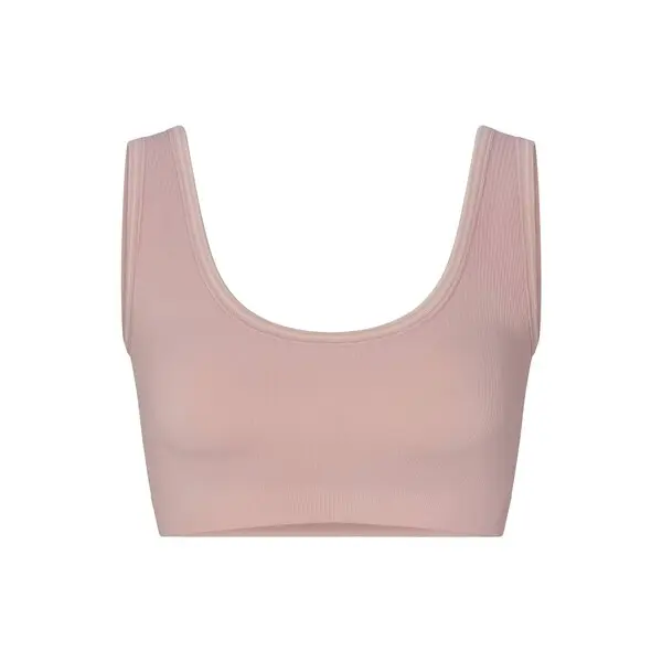 SKIMS Nike Ribbed Seamless Scoop Bra Himalayan