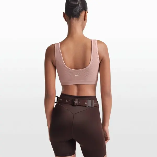 SKIMS Scoop Bra Himalayan | Pink | | Nike Ribbed Seamless