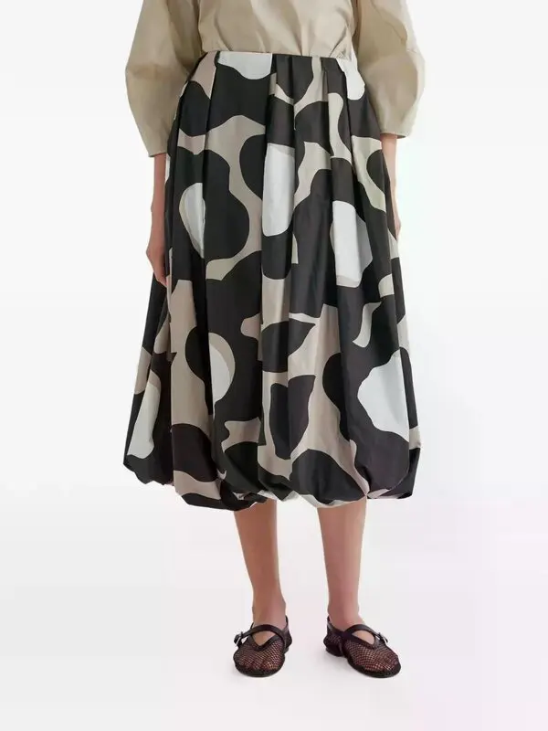 MEIMEIJ Printed Midi Skirt