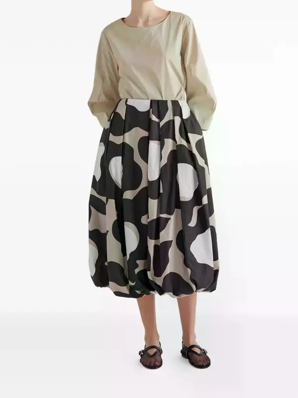 MEIMEIJ Printed Midi Skirt
