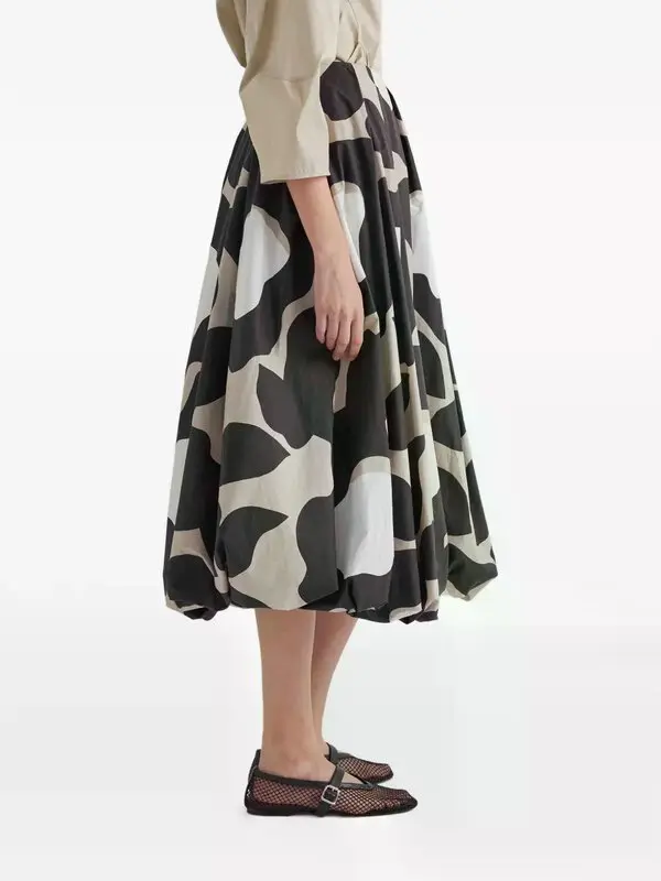 MEIMEIJ Printed Midi Skirt