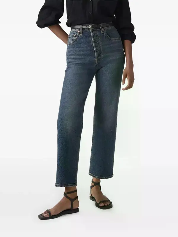 LEVI'S Ribcage Straight Ankle Jeans