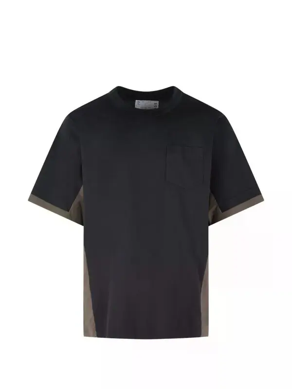 Sacai Patch-pocket Stitch-detail T-shirt