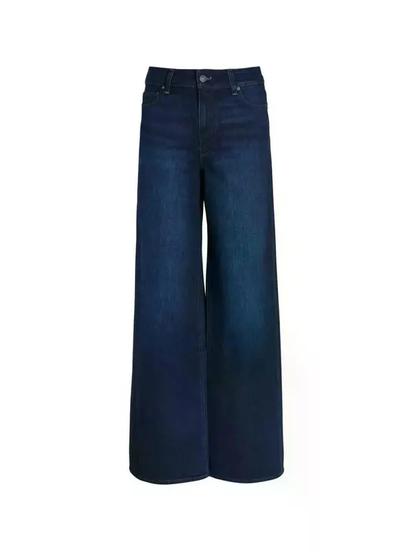 Paige Wide Leg Jeans - Blue