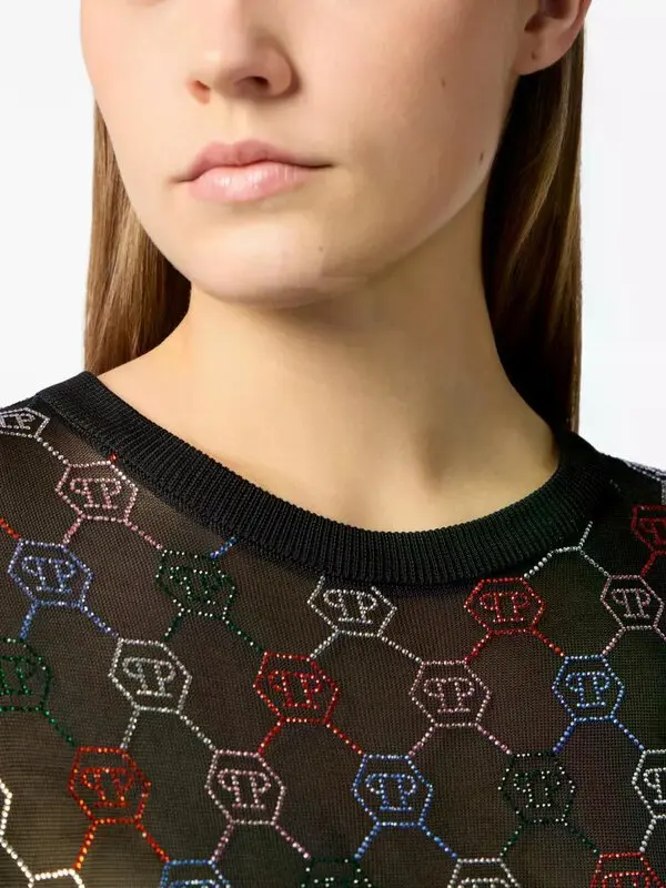 Philipp Plein Monogram Knit T-shirt