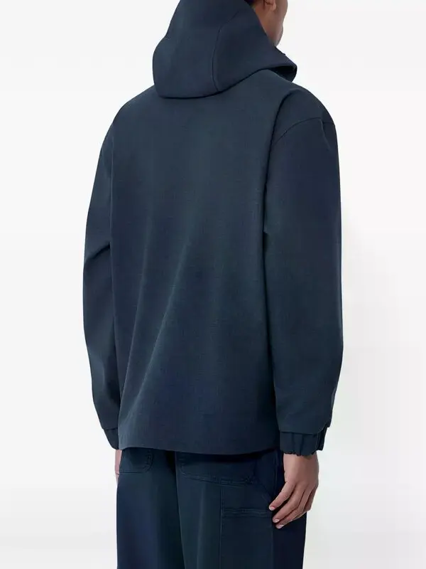 Moncler High-collar Jacket - Blue