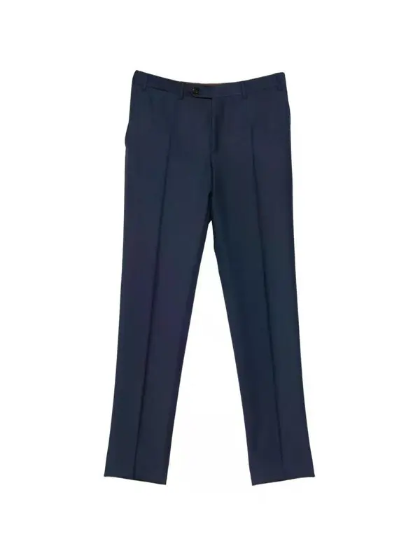 Canali Button Detailed Trousers