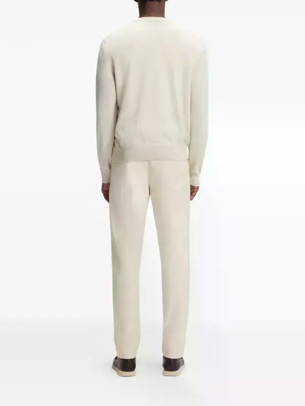 BOSS Crew-neck Sweater - White