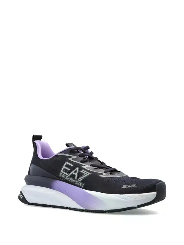 EA7 Logo Detail Sneakers - Blue