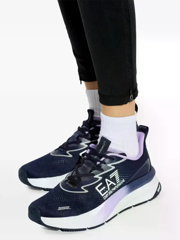 EA7 Logo Detail Sneakers - Blue