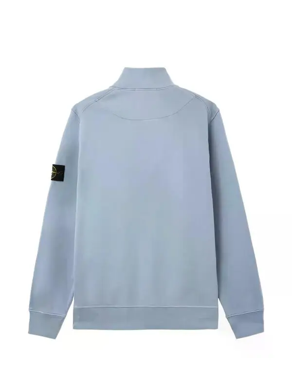 Stone Island Long-sleeve Zip Sweater - Blue