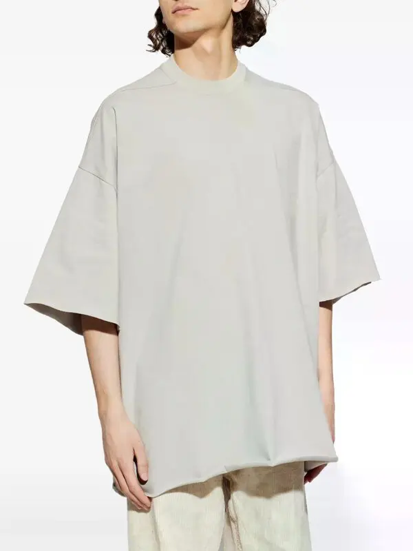 Rick Owens Raw-cut Short-sleeve T-shirt - Neutrals