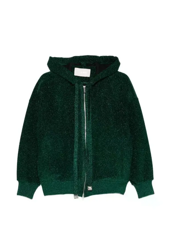 CIRCUS HOTEL Hooded Zip Knitwear