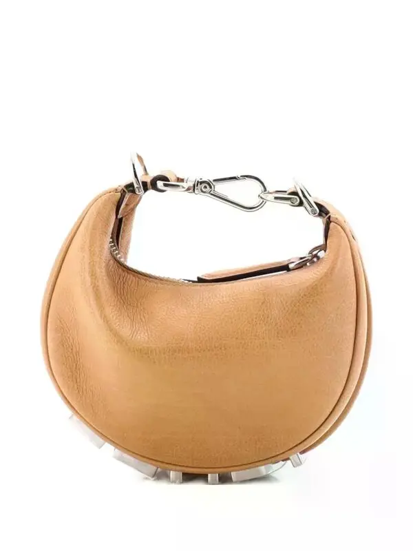 Fendi Graphy Leather Nano Bag - Neutrals