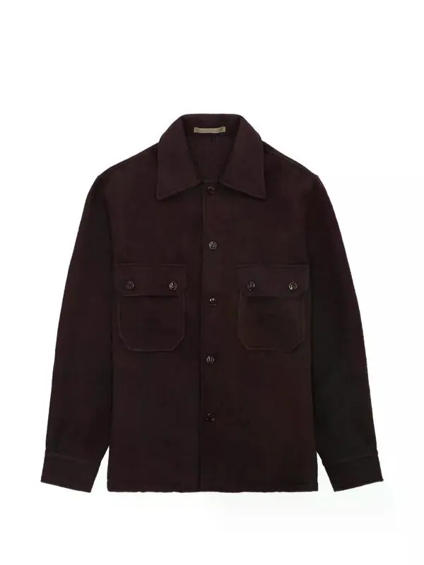 FORTELA Pepper Virgin Wool Overshirt