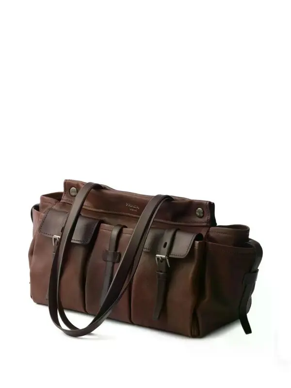 Prada Route Large Leather Tote Bag