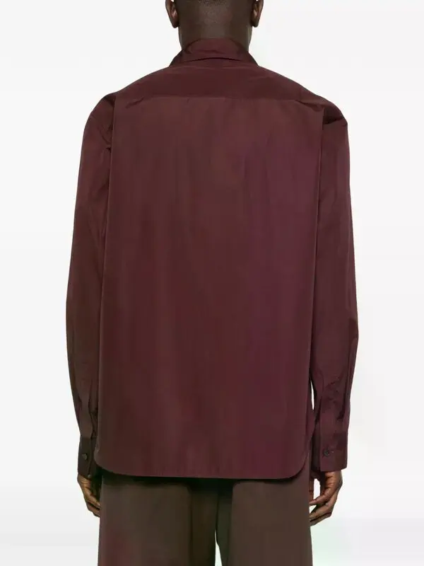 JIL SANDER Chest-pocket Shirt - Red