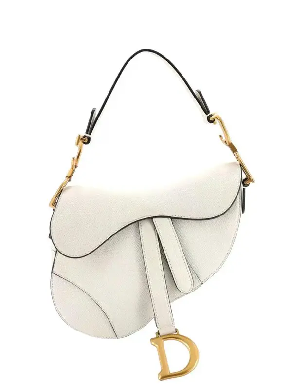 Dior Saddle Handbag Leather Mini Shoulder Bag - Brown