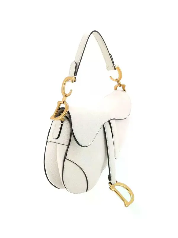 Dior Saddle Handbag Leather Mini Shoulder Bag - Brown