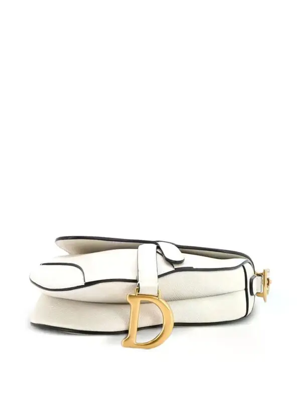 Dior Saddle Handbag Leather Mini Shoulder Bag - Brown