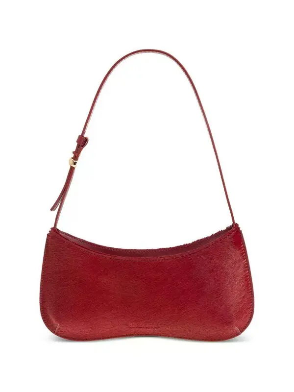 Jacquemus Le Bisou Adjustable Strap Leather Shoulder Bag - Red