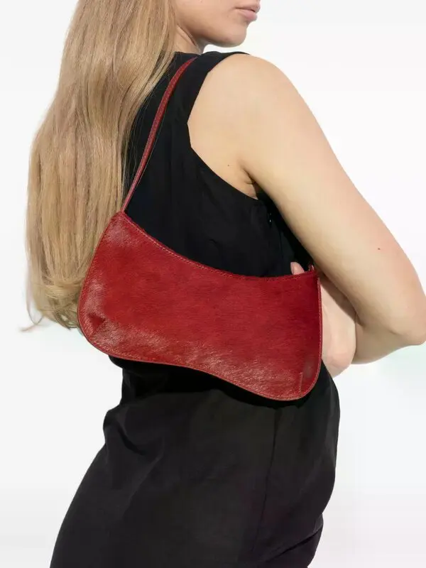 Jacquemus Le Bisou Adjustable Strap Leather Shoulder Bag - Red
