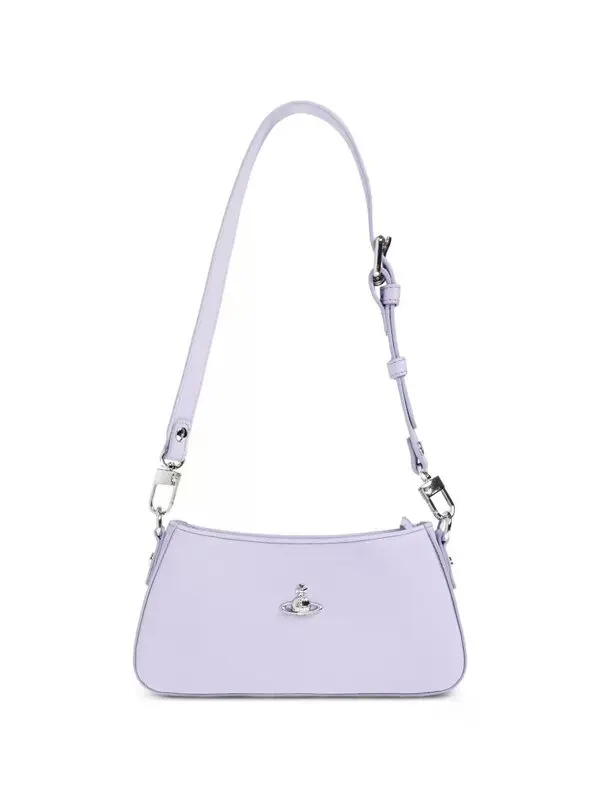 VIVIENNE WESTWOOD Tasha Orb-plaque Shoulder Bag - Purple