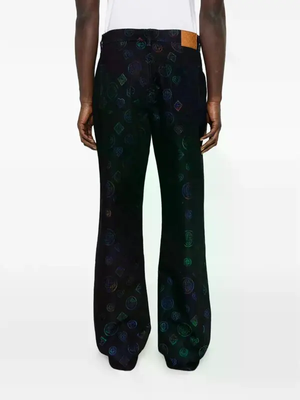 Casablanca Logo-pattern Jeans