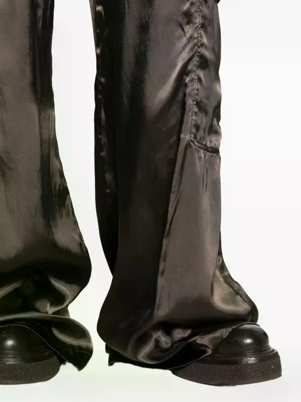 Rick Owens Cargo Drawstring Palazzo Pants - Brown