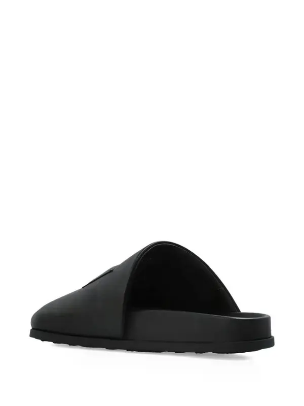 Givenchy Leather Slides - Black