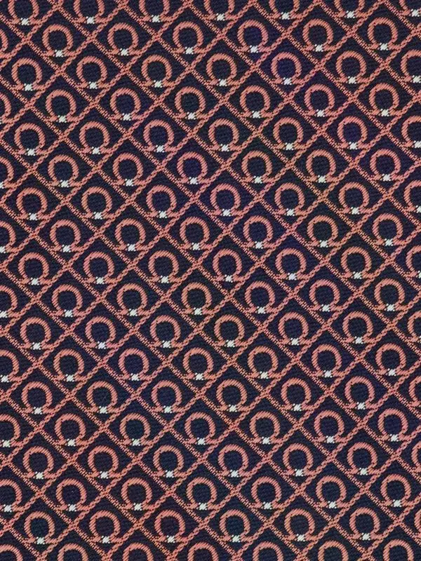 FERRAGAMO Patterned Neck Tie - Black