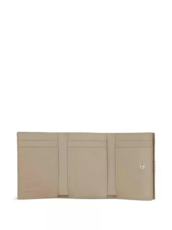 Loewe Anagram Tri-fold Wallet - Neutrals