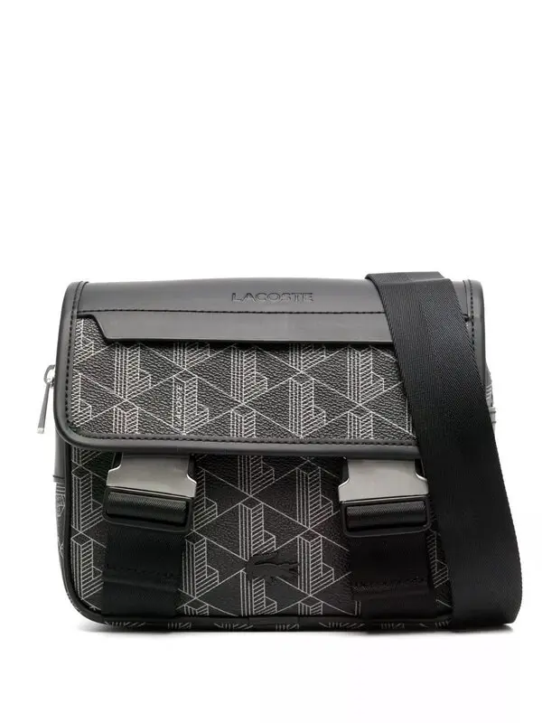 Lacoste The Blend Monogram-pattern Messenger Bag