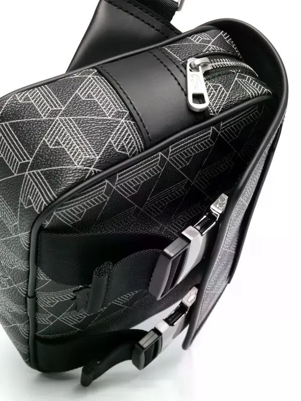 Lacoste The Blend Monogram-pattern Messenger Bag
