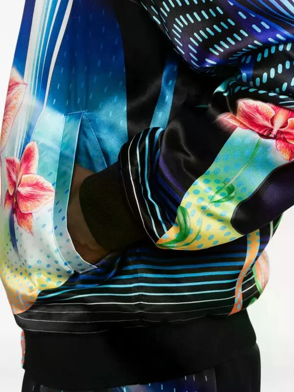 Casablanca Floral-print Bomber Jacket