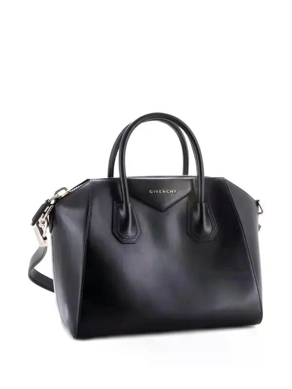 Givenchy Antigona Small Satchel Glazed Leather - Black