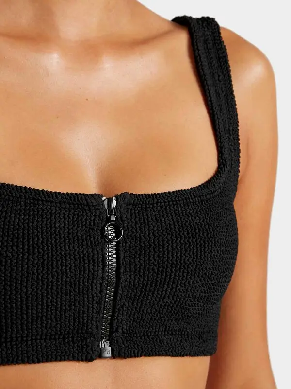 Hunza G Dallas Zip-front Bikini