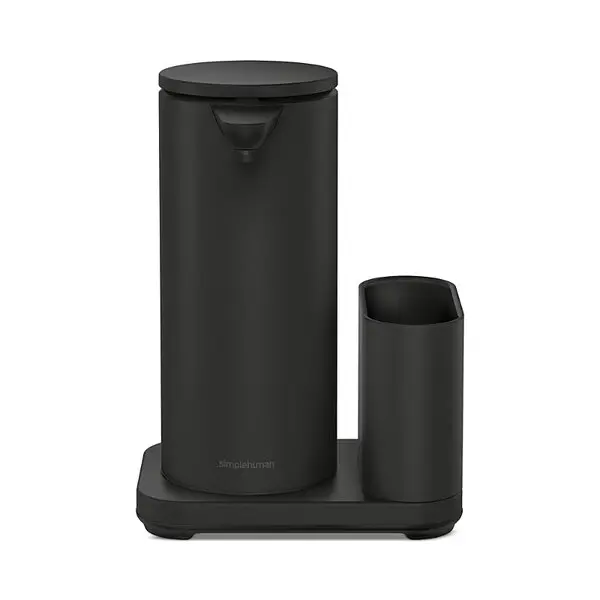 SIMPLEHUMAN 14 Oz Sensor Soap Pump With Caddy - Matte Black