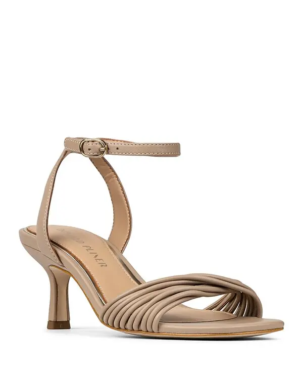 DONALD PLINER Ilya Leather Dress Sandals - Sand