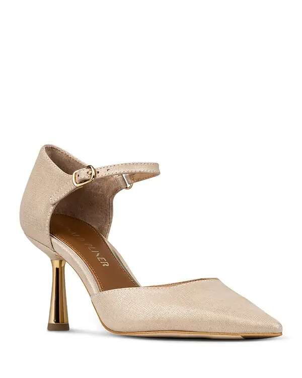 DONALD PLINER Ankle Strap Pumps