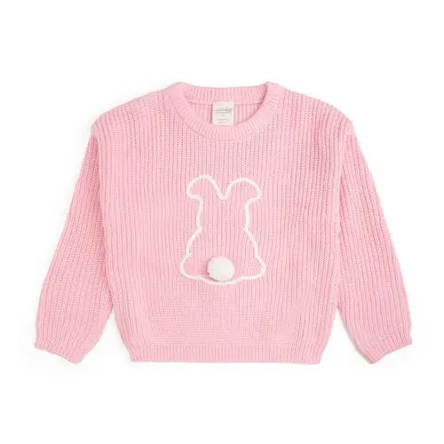 SWEET WINK Easter Bunny Knit Sweater - Pink
