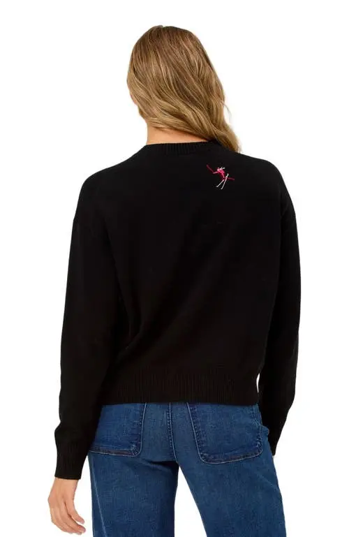 Krimson Klover Bernina Embroidered Wool-blend Sweater