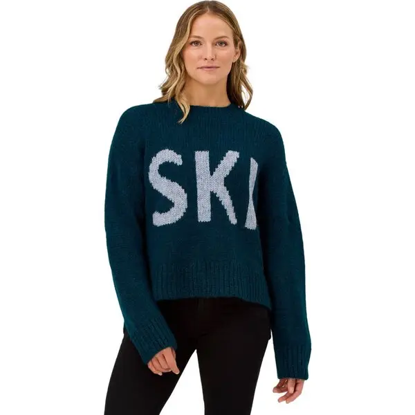 Krimson Klover Baby Alpaca Ski Sweater - Dark-moss