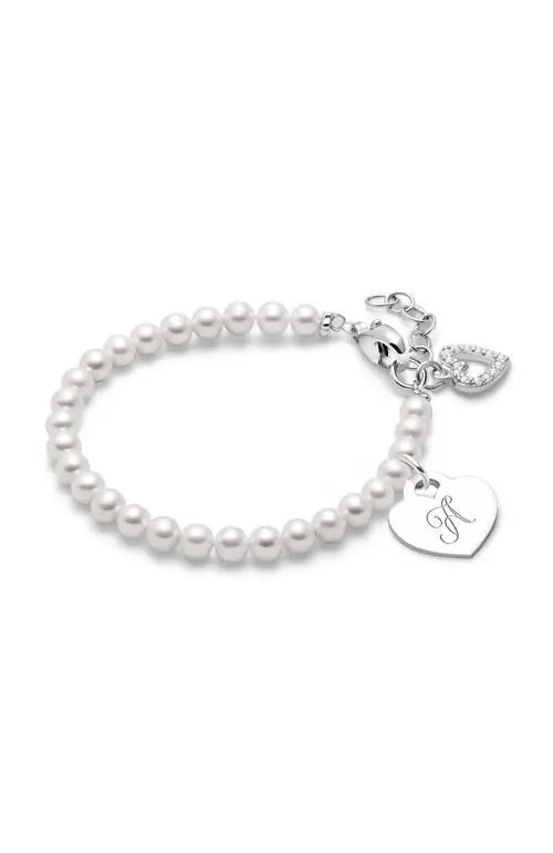 TINY BLESSINGS Sterling Silver 4mm Cultured Pearl Bracelet - Silver - A