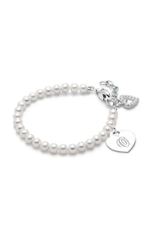 TINY BLESSINGS Sterling Silver 4mm Cultured Pearl Bracelet - Silver - O