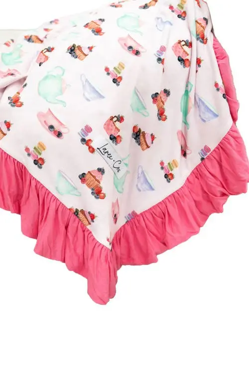 LAREE + CO Lillian's Garden Butterflies 2-piece Long Sleeve Set - Pink