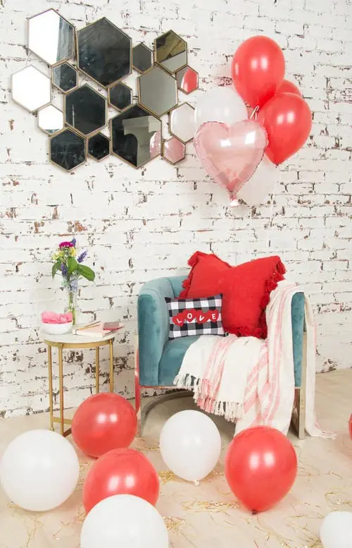 C&F HOME Love" Hearts Franklin Mini Valentine's Day Accent Pillow 12" X 16