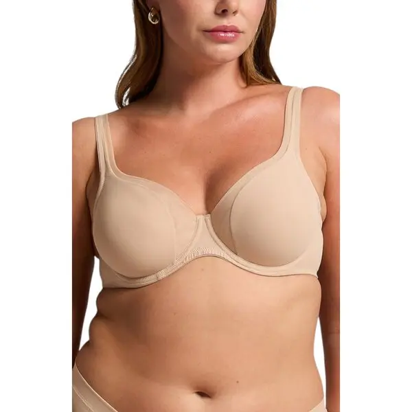 Hunkemoller Mesh Non-padded Underwired Bra - Rugby Tan