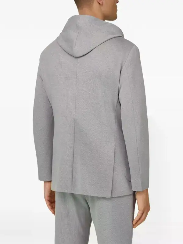 Boggi Milano Madison Stretch Cotton Blend Blazer - Grey